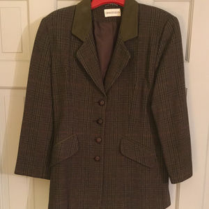 Charles Klein | Jackets & Coats | Vintage Tweed Wool Blazer | Poshmark